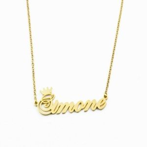 Jewelry | Custom Crown Name Necklace Women Men Jewelry Gift | Poshmark